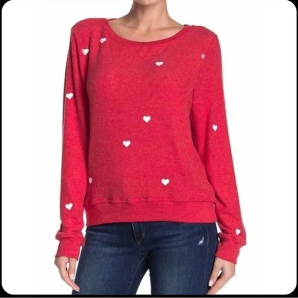 Wildfox | Sweaters | Red Heart Wildfox Sweater | Poshmark